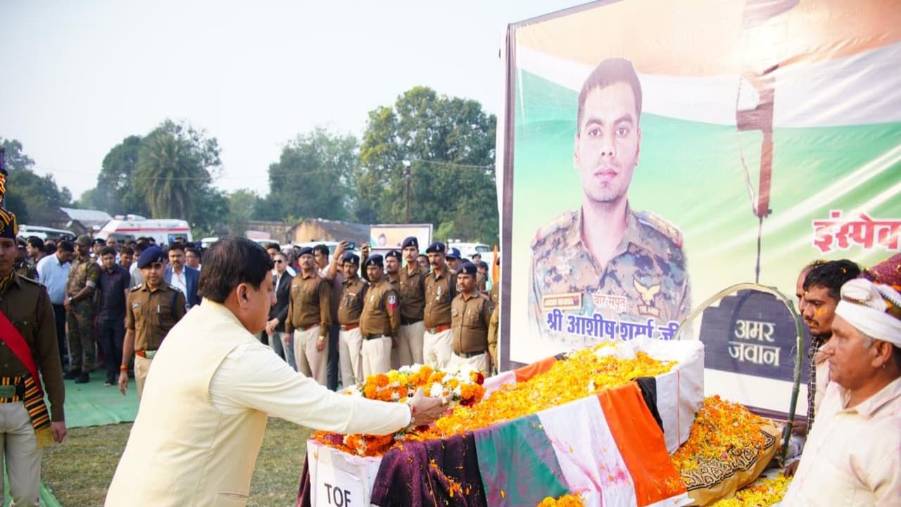MP pays tribute to Hawk Force Inspector Ashish Sharma killed in action