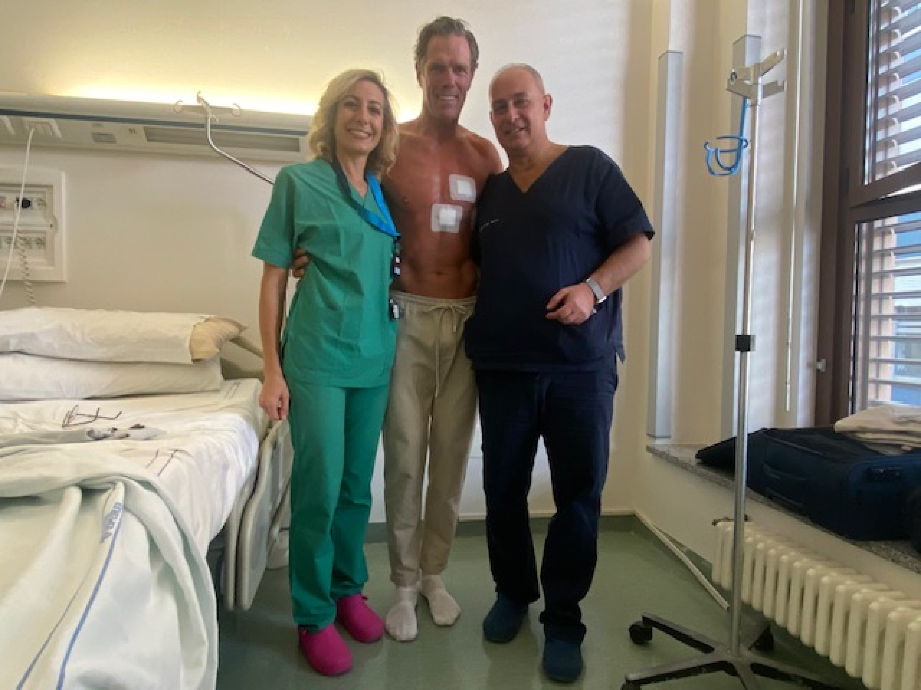 Cipollini dimesso dall'ospedale, 'sinergia tra due eccellenze'