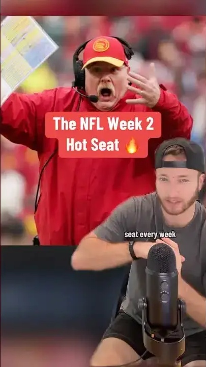 The NFL week 2 hot seat