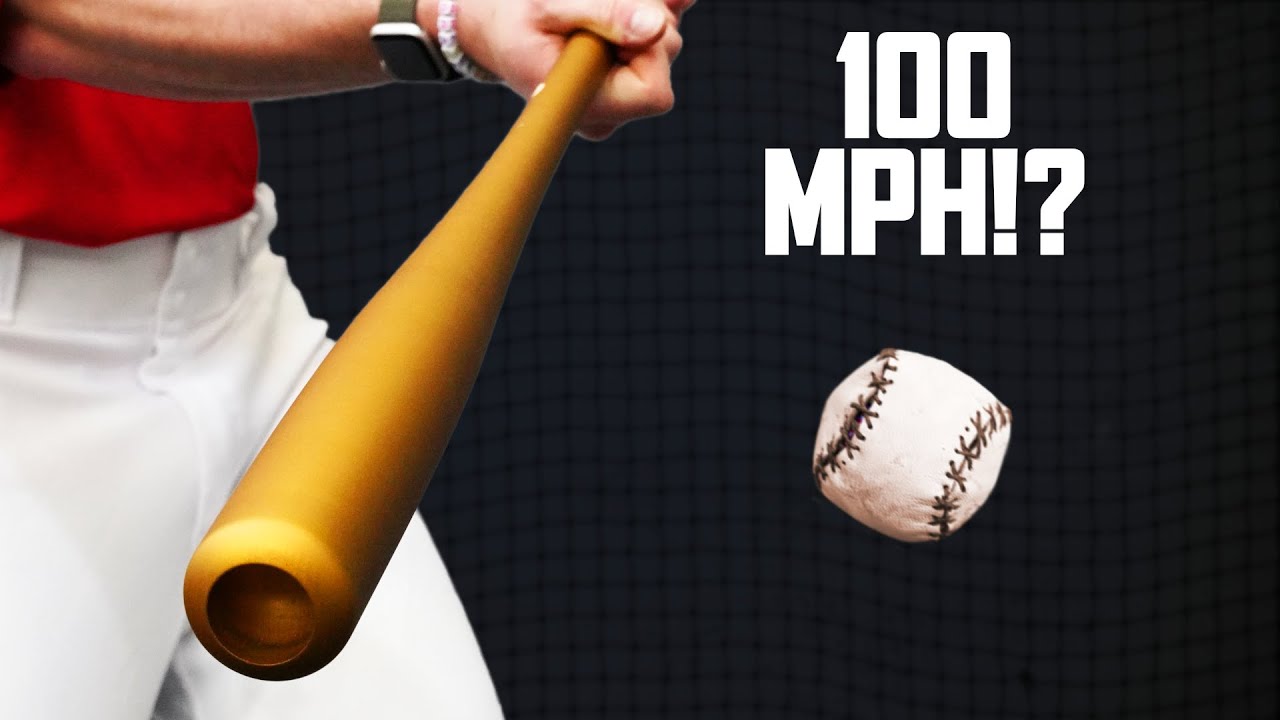 Can a pro baseball player hit a homemade baseball 100mph?