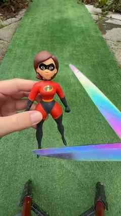 Elastigirl Inflation Floods Entire Backyard With Fun
