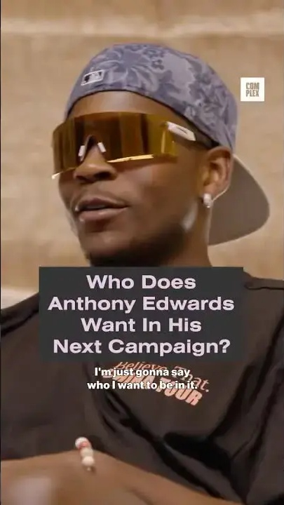 Anthony Edwards reveals dream campaign team: Patrick Mahomes, Tyreek ...