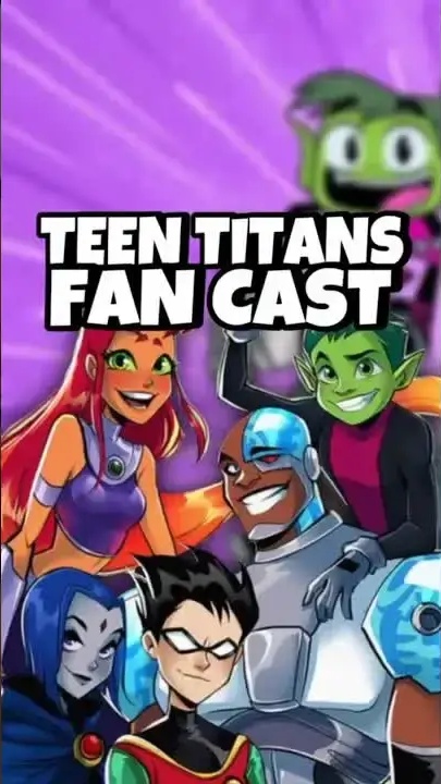 Live action Teen Titans cast…