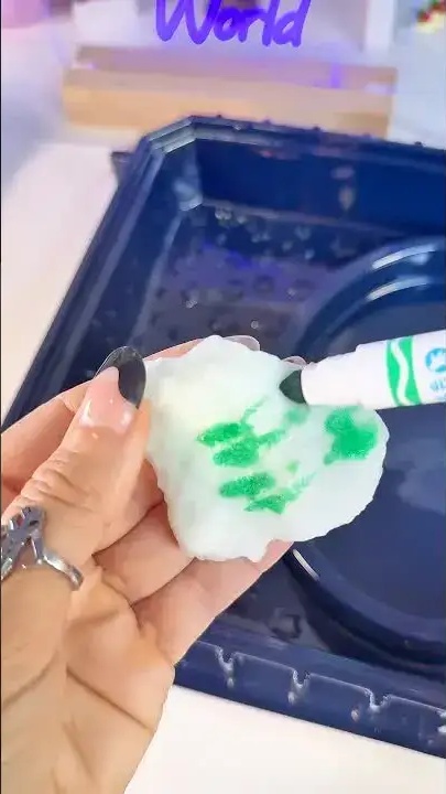 Crayola galactic goo sensory station slime ASMR