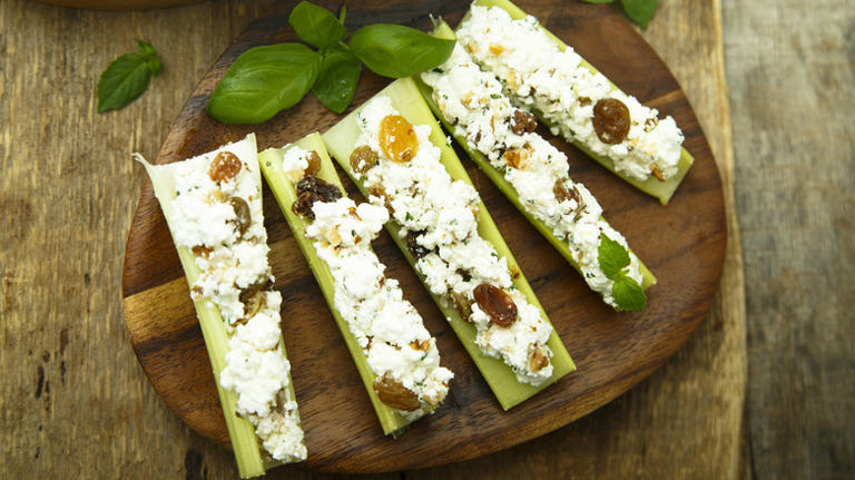 The Old-School Appetizer That Gives Boring Celery A Pop Of Flavor