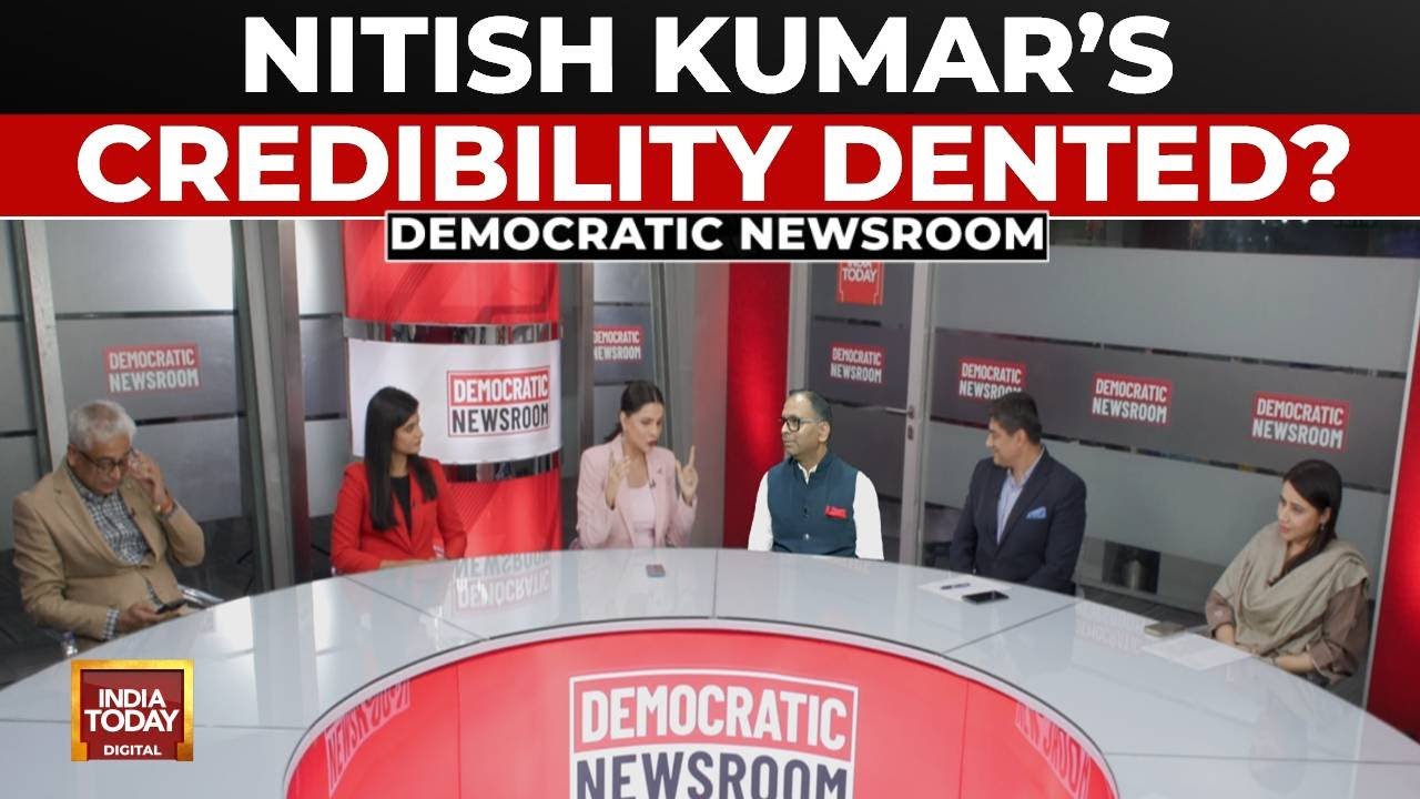 Nitish Kumar's Credibility Crisis: Journalists Debate 'Paltu Ram' Image ...