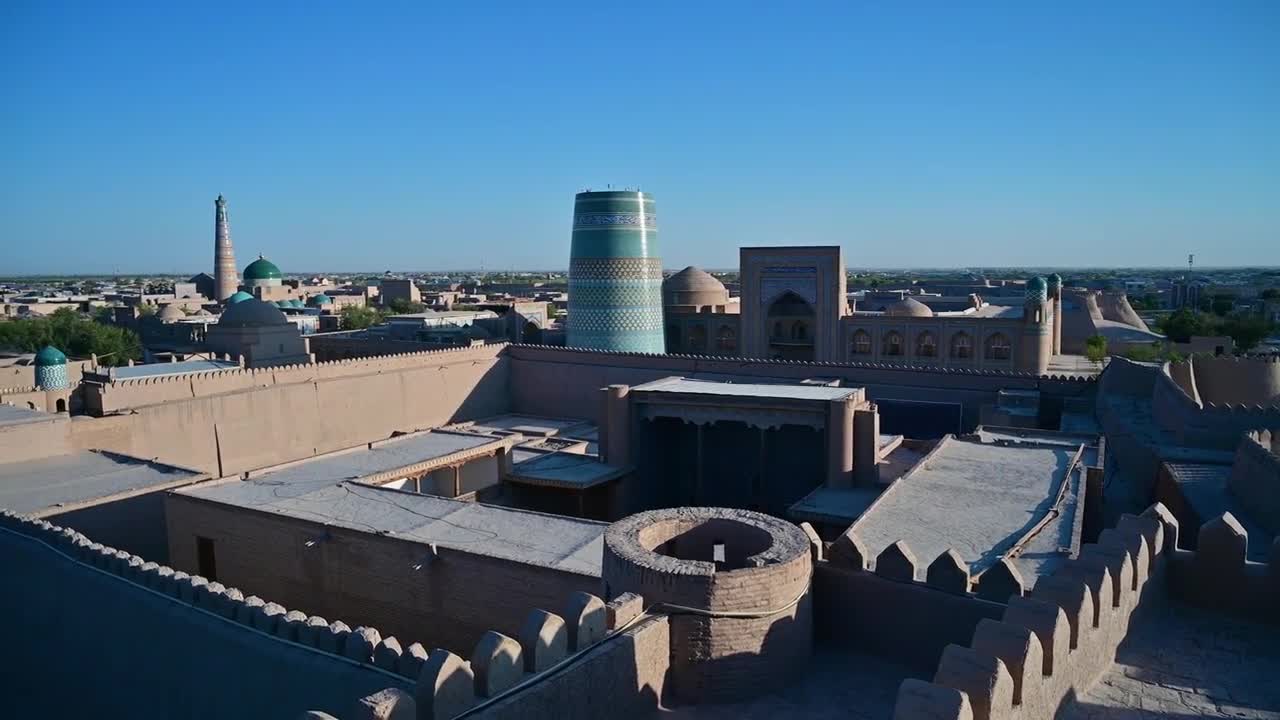 Khiva, Uzbekistan: Drone Views of a Historical Silk Road City