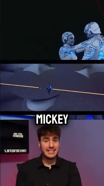 tron: hidden mickey mouse easter egg!