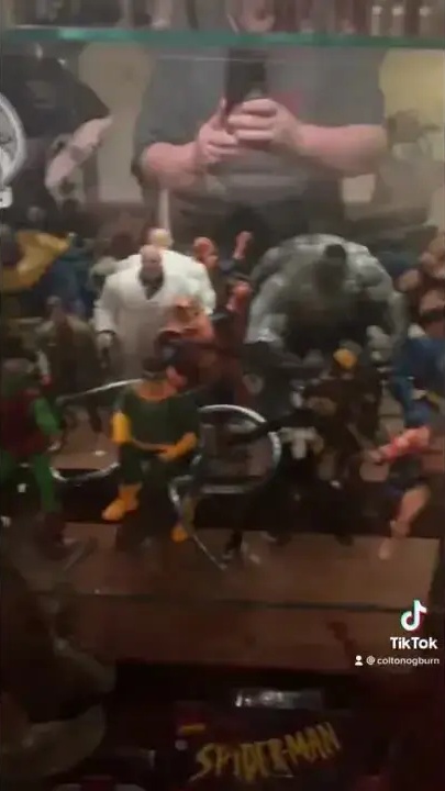 Colton’s action figures