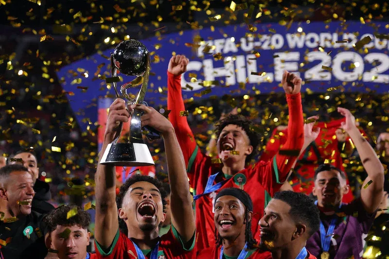 Moroccan U20 team named Men's Team of the Year after historic World Cup win