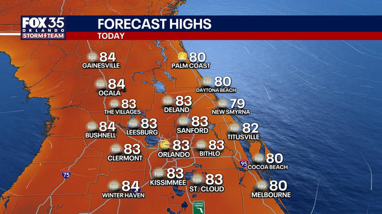 Orlando weather: Warm, sunny weather sticking around Central Florida