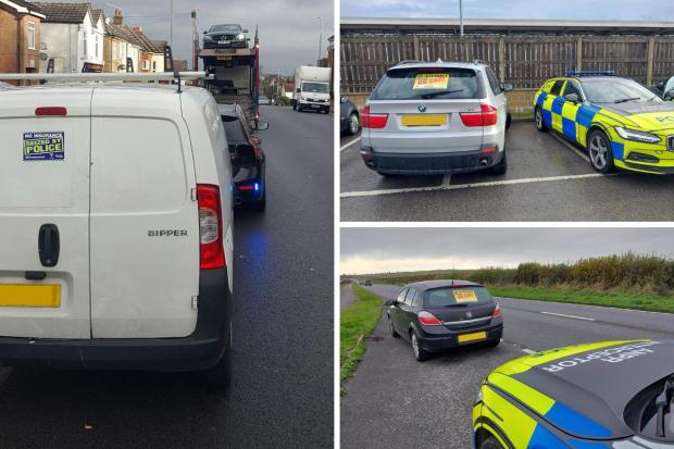 29 vehicles seized in crackdown on uninsured drivers