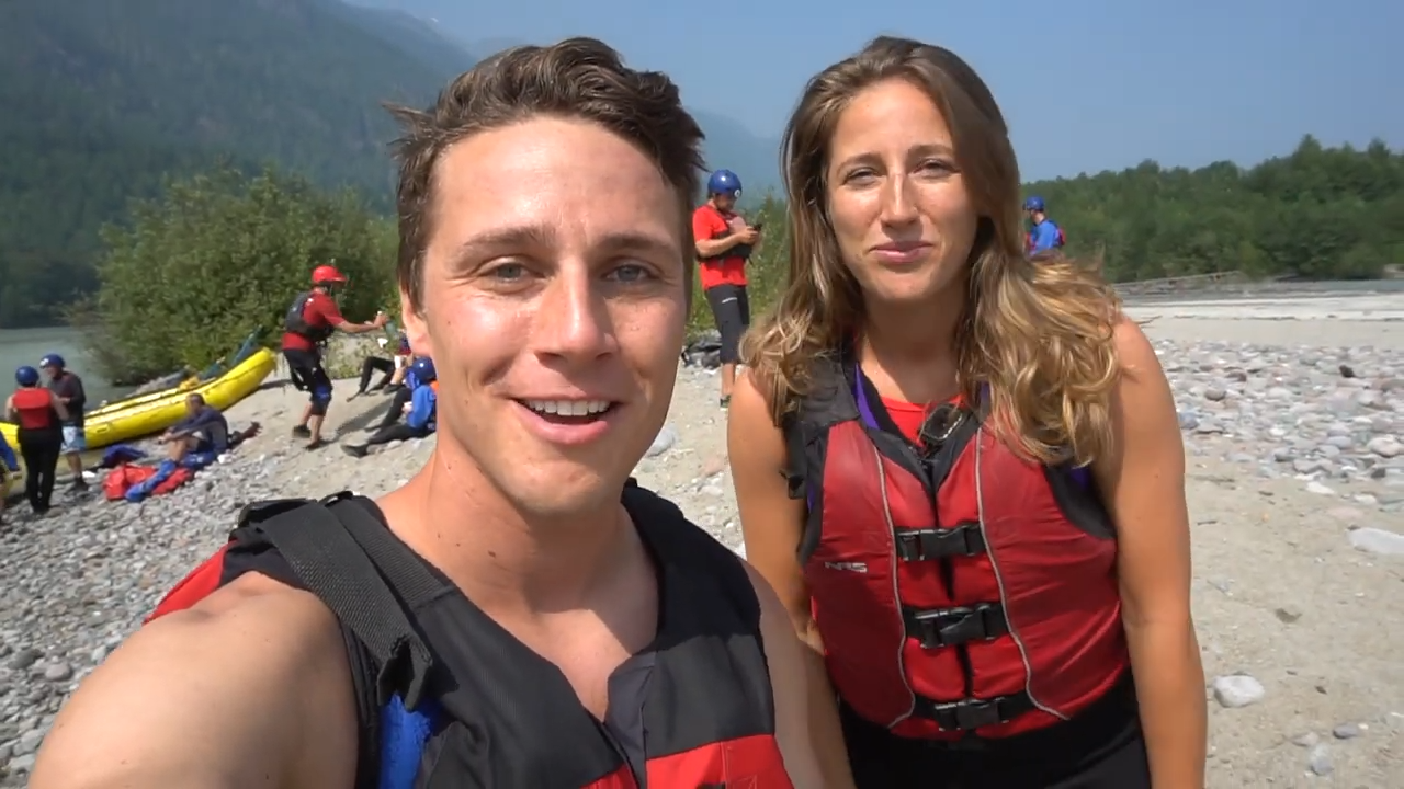 Our white water rafting trip became way more intense than planned