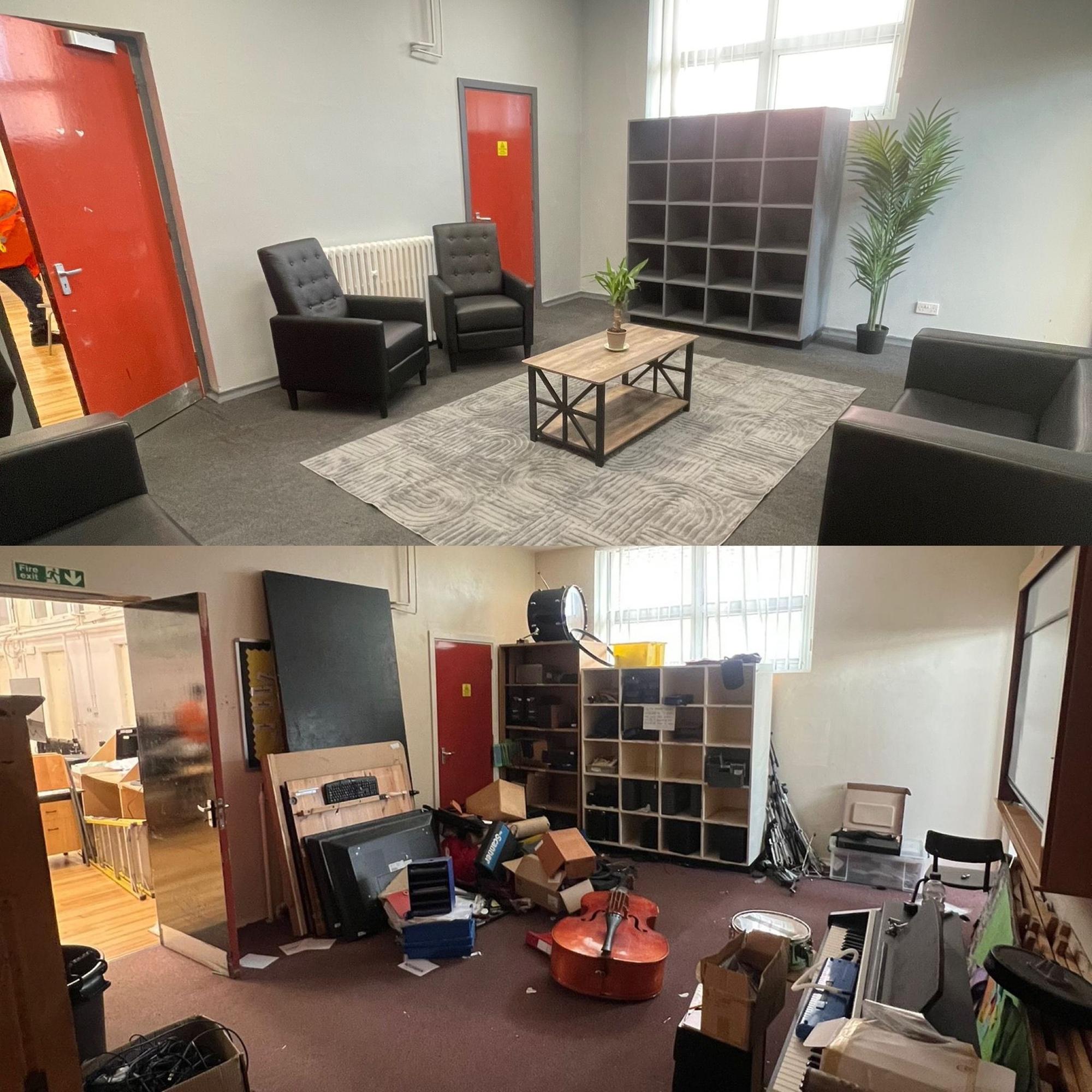 Amazon employees create new SEN spaces at Armthorpe Academy