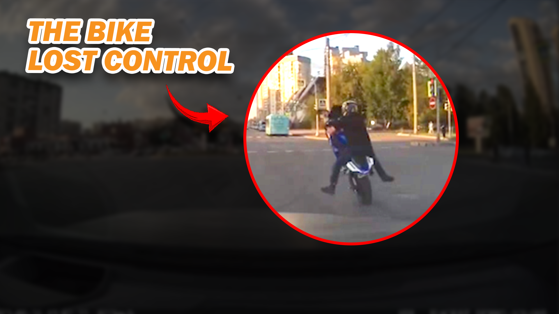 How Did This Motorbike Lose Control