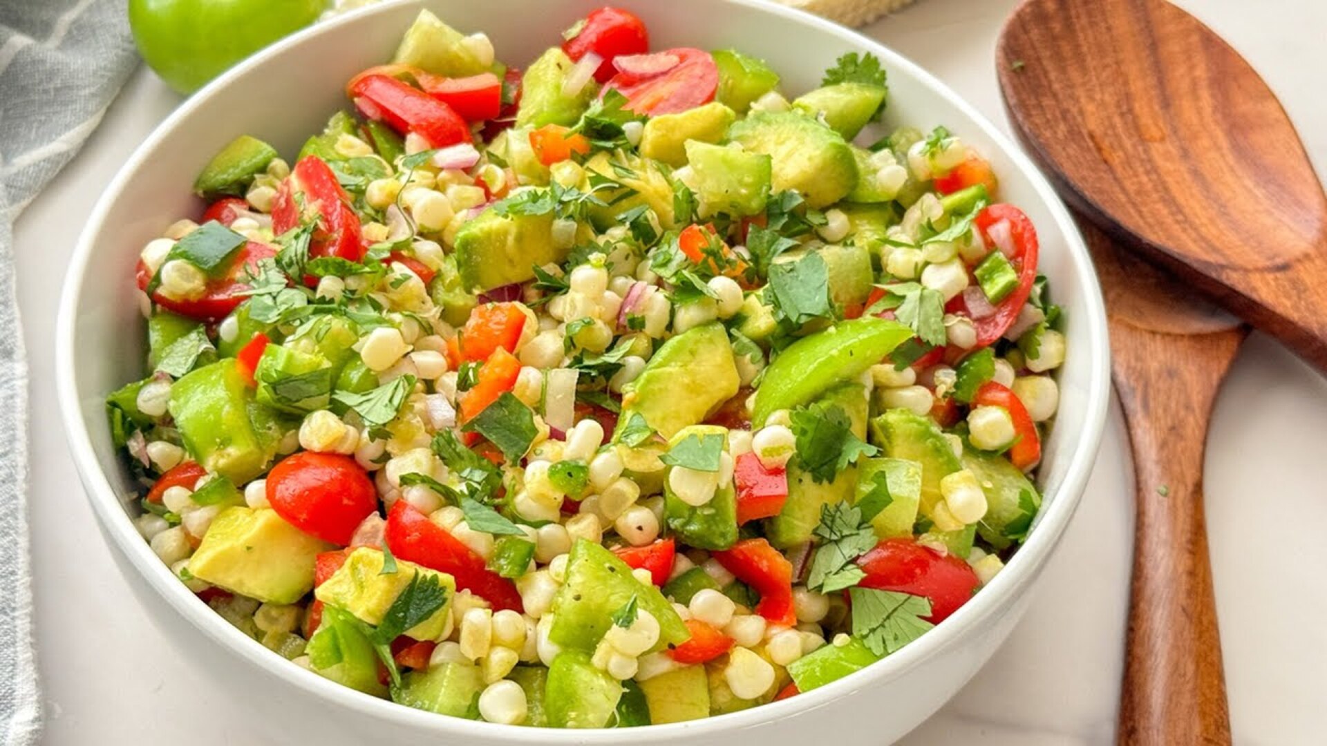 Corn And Fresh Tomatillo Salad Recipe