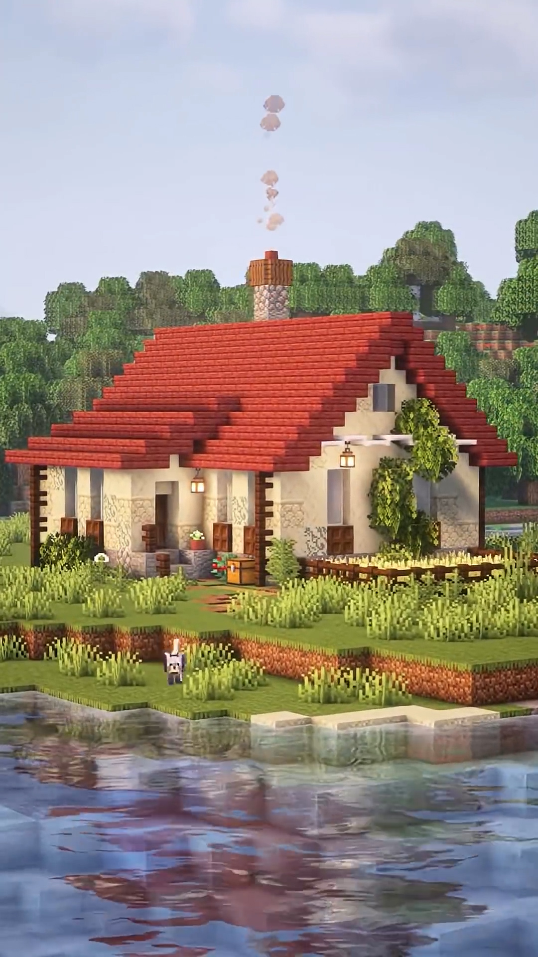 Traditional Lithuanian House in Minecraft – Cozy & Rustic