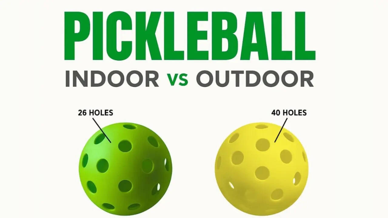 Indoor vs Outdoor Pickleballs: What Players Need to Know About Hole ...