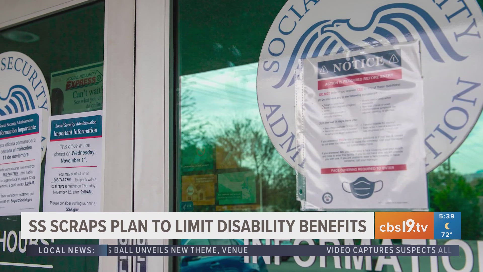 Social Security plan to limit disability benefits