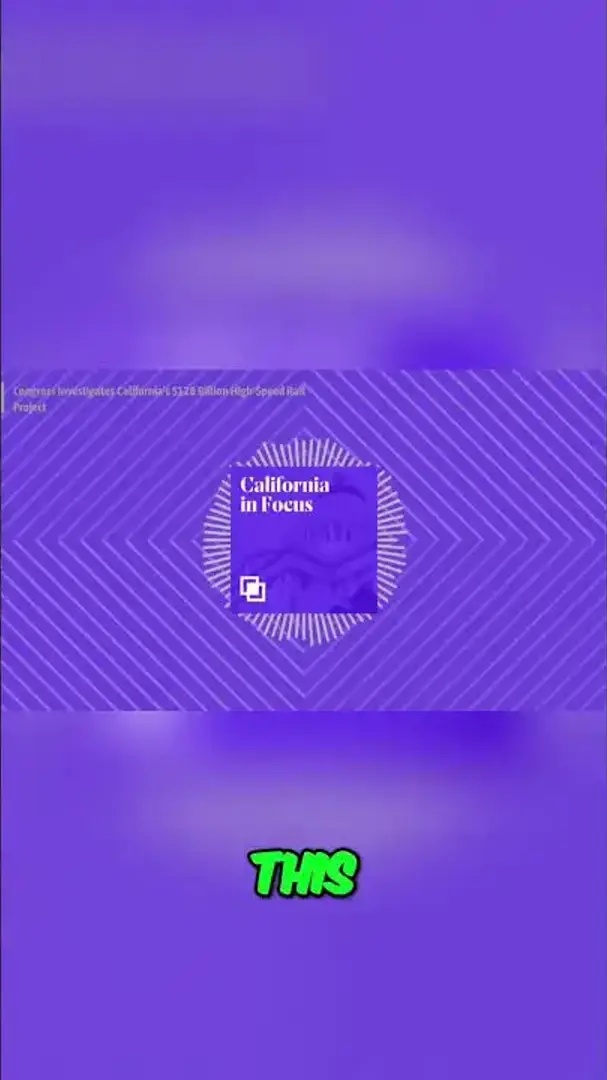 What's going on with California's high speed rail project?