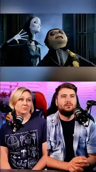 Get out! 😱 The Addams Family reaction!