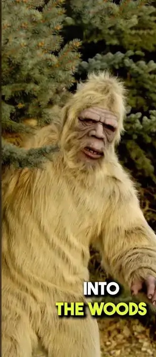Bigfoot encounter: glowing red eyes on mountain