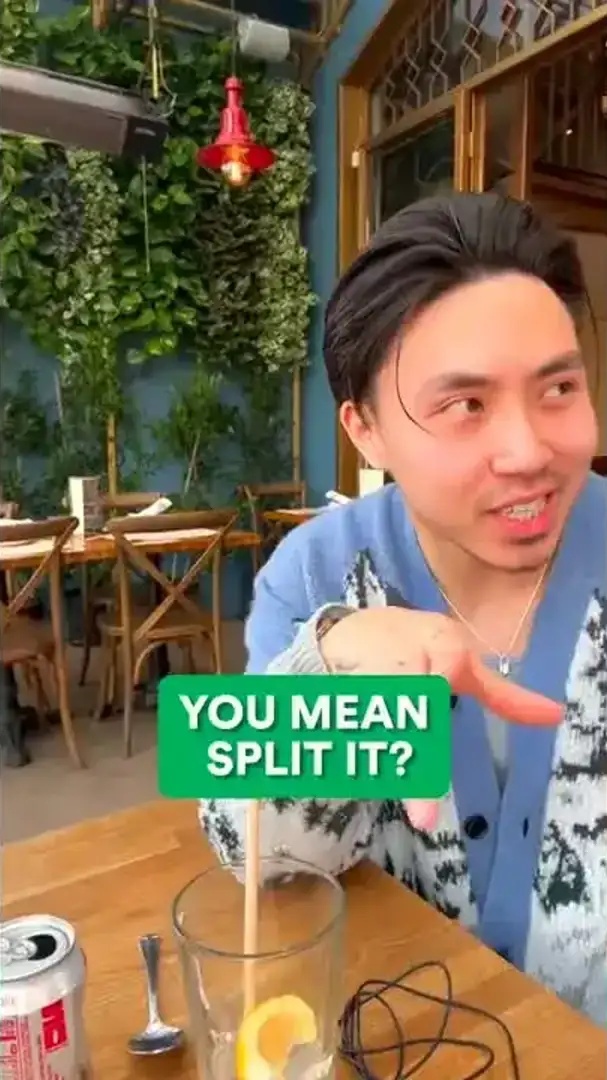 Basic vs real English: ordering food