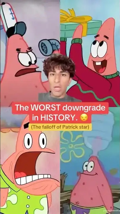 The falloff of Patrick Star