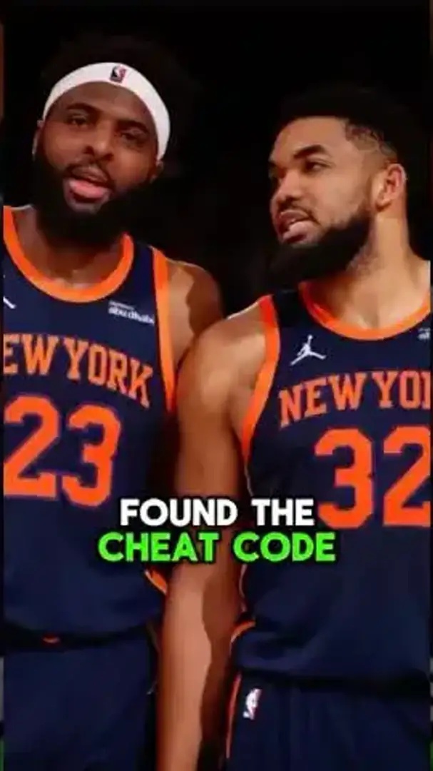 The Knicks’ secret weapon? Mitch & KAT’s dominant duo! 🔥 #knicks #shorts