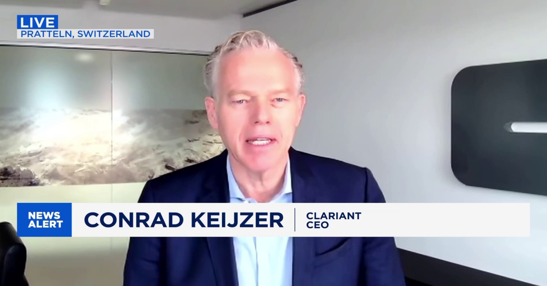 Clariant CEO: China chemicals market bigger than U.S. and Europe combined