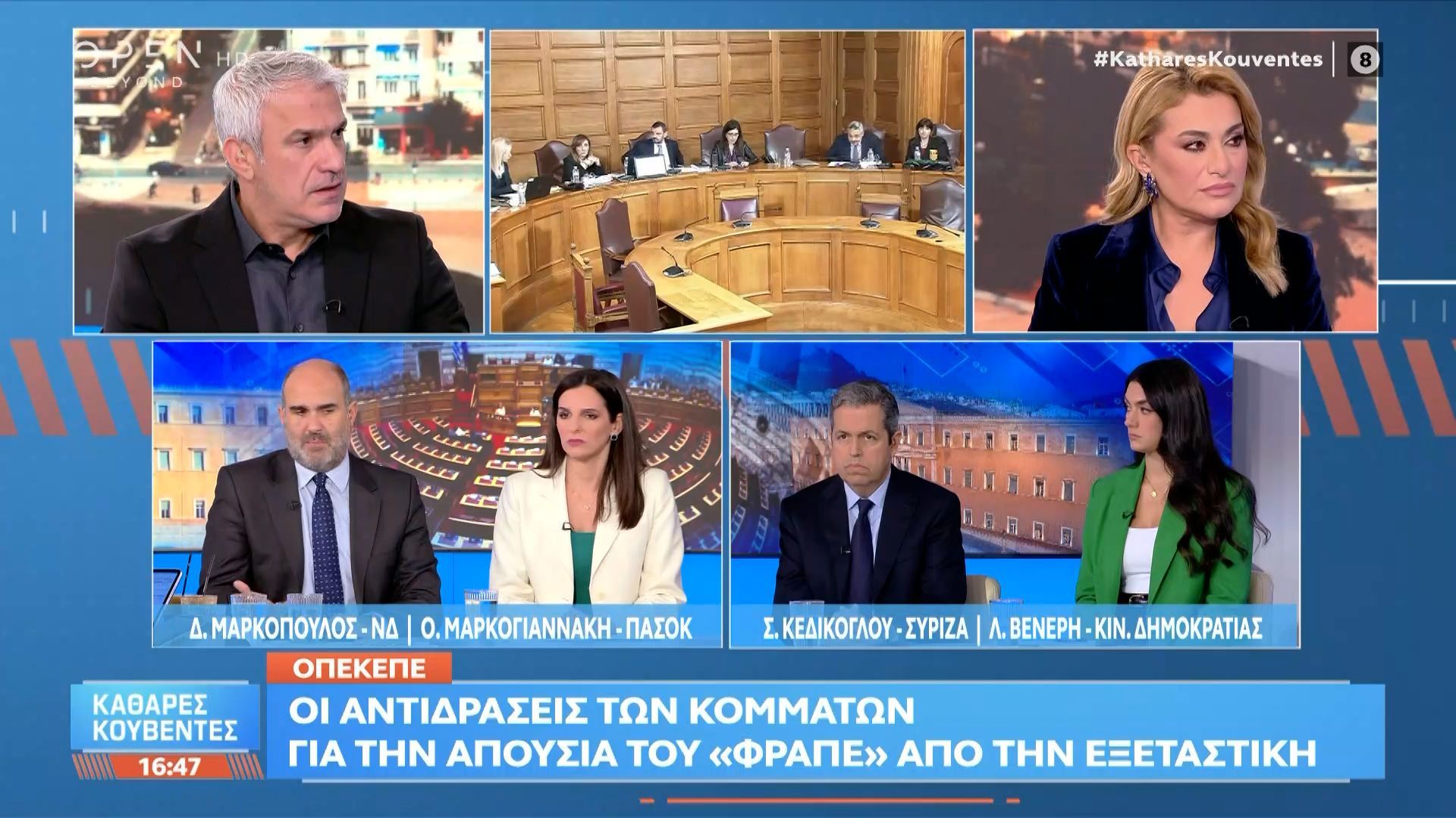 ΟΠΕΚΕΠΕ: Οι αντιδράσεις των κομμάτων για την απουσία του «φραπέ» από ...