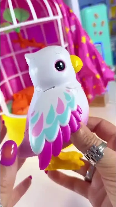 zuru pets alive polly the surprise magic bird unboxing #asmr