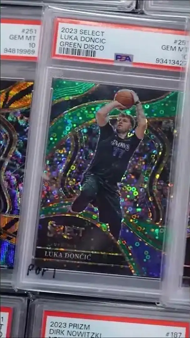 Insane Dallas Mavericks gold kaboom card collection