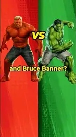 Red Hulk vs Green Hulk #marvel
