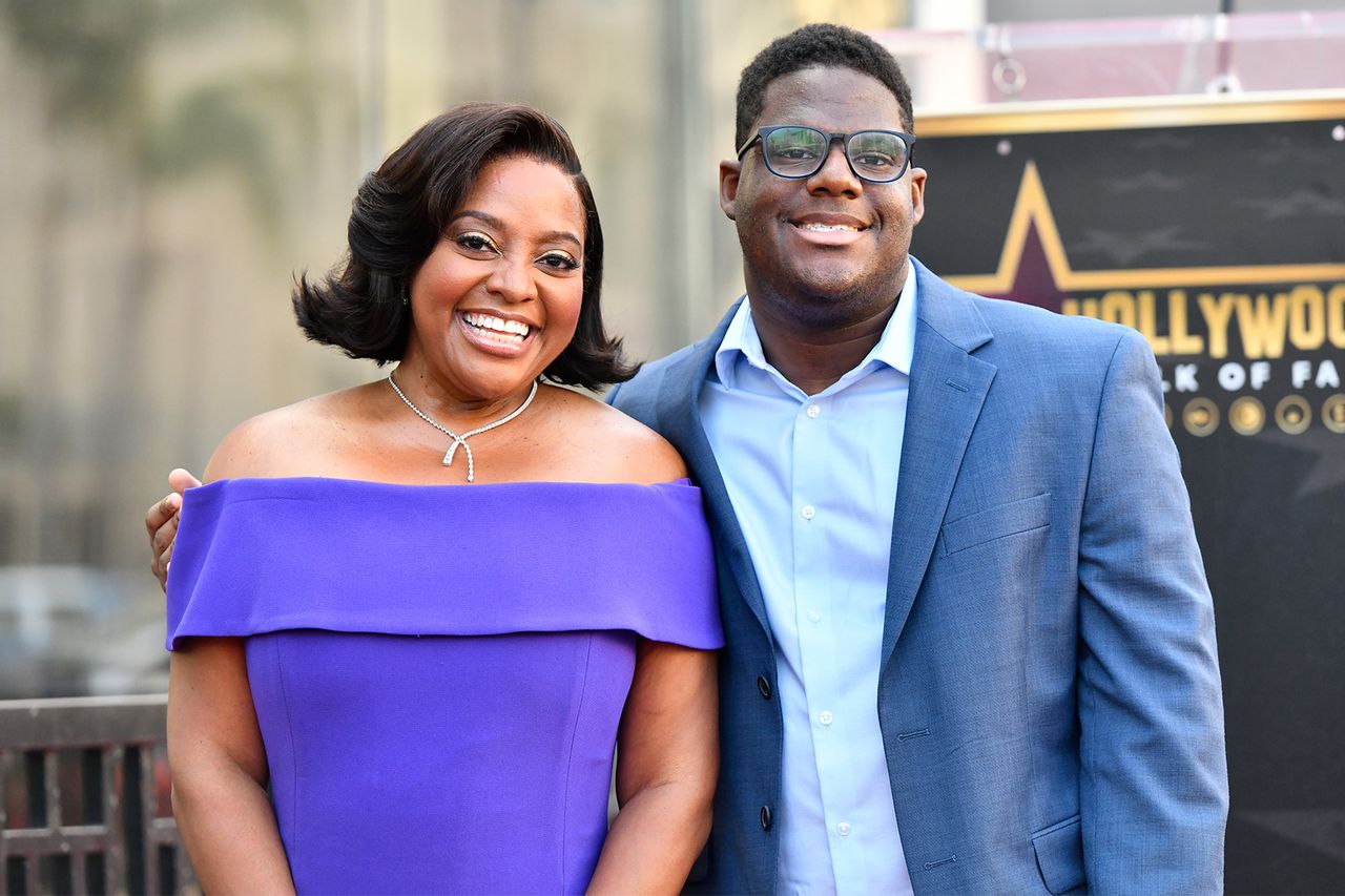 Sherri Shepherd's son freaked out when he felt her breasts on his back ...
