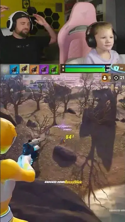 4 year old fortnite prodigy dominates wrecker revolver challenge!