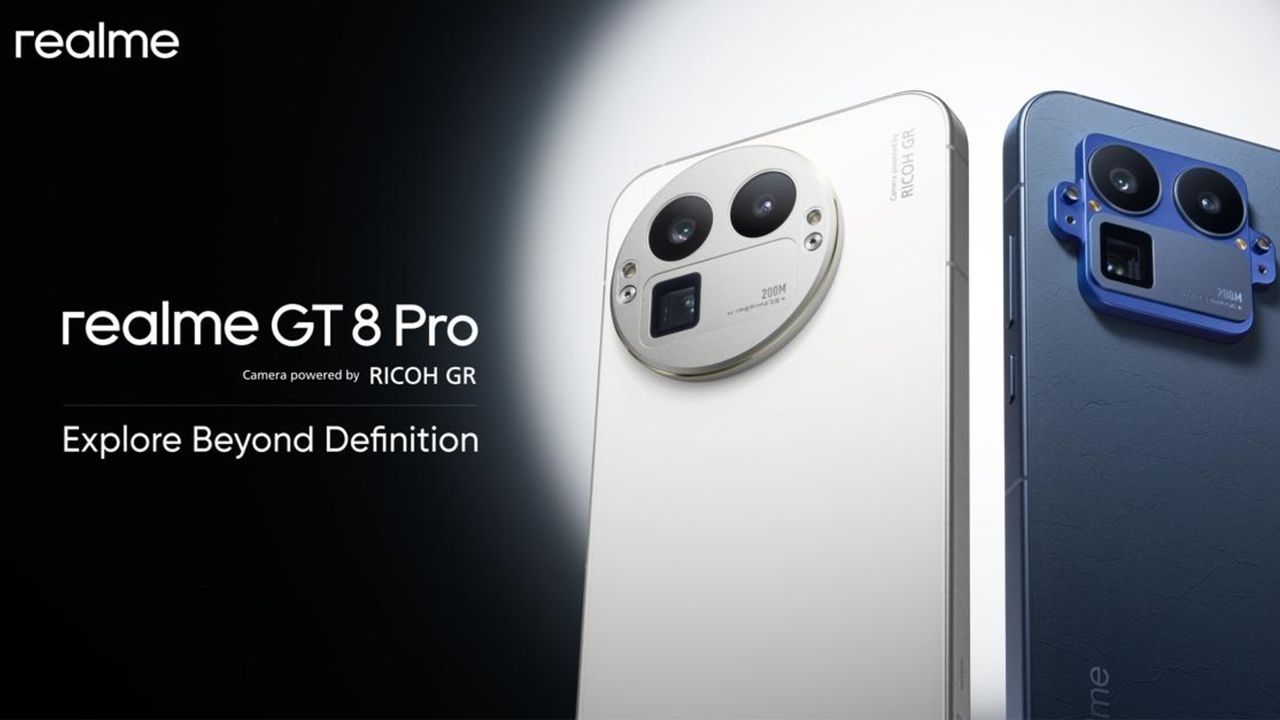 Realme unveils the GT 8 Pro – its first Ricoh GR-powered camera phone