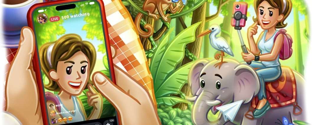 Telegram: storie live, aste per regali e Liquid Glass