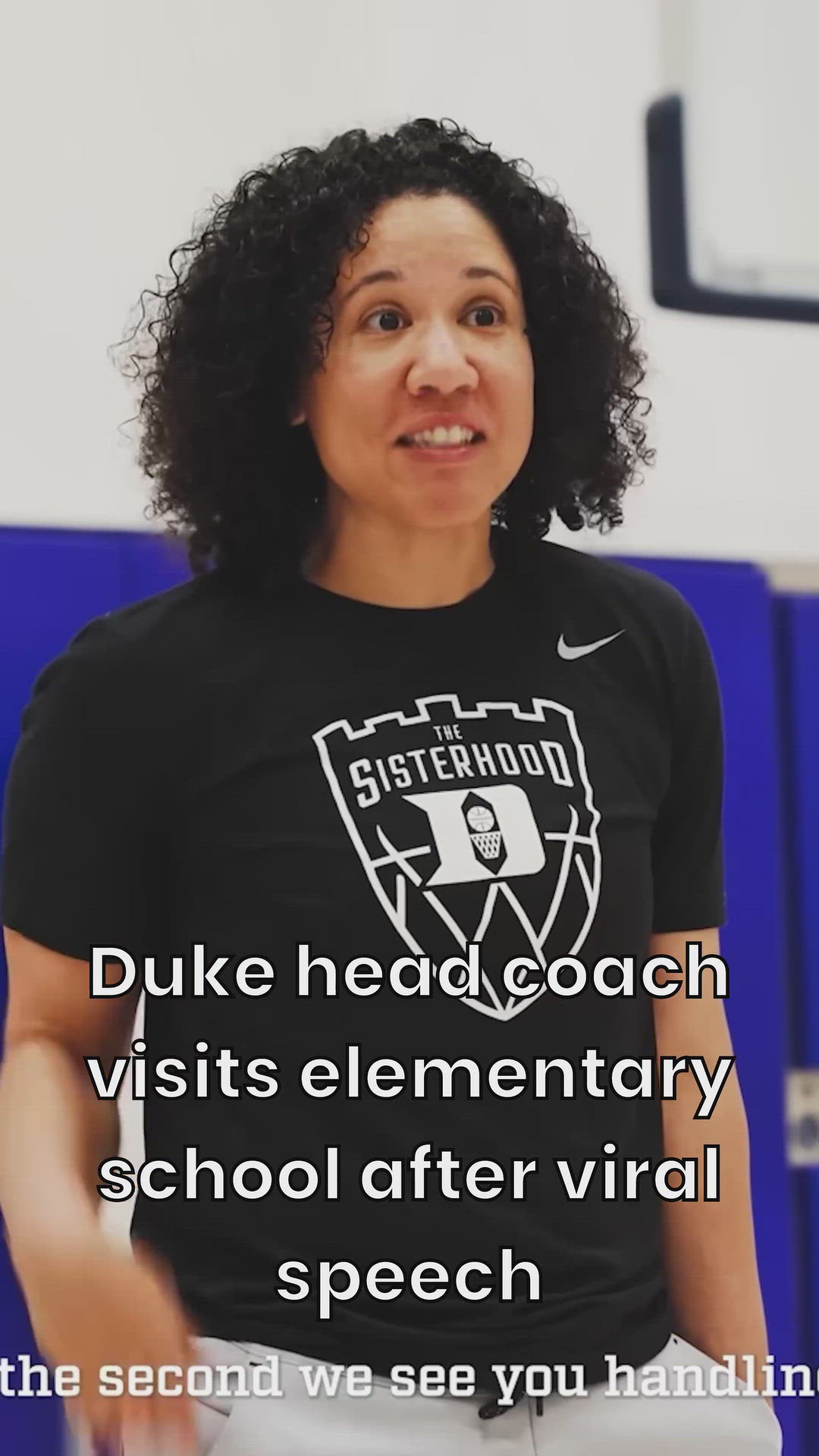 Duke head coach visits St. Pete elementary school after viral 'Handle Hard Better' speech