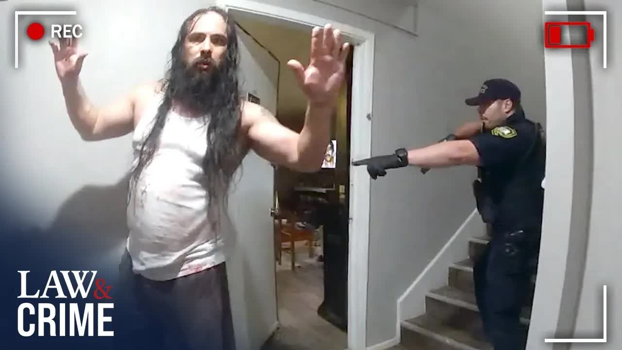 Evil son asks cops where to stab his dad next