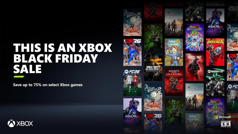 Over 2,000 Xbox games discounted for Black Friday