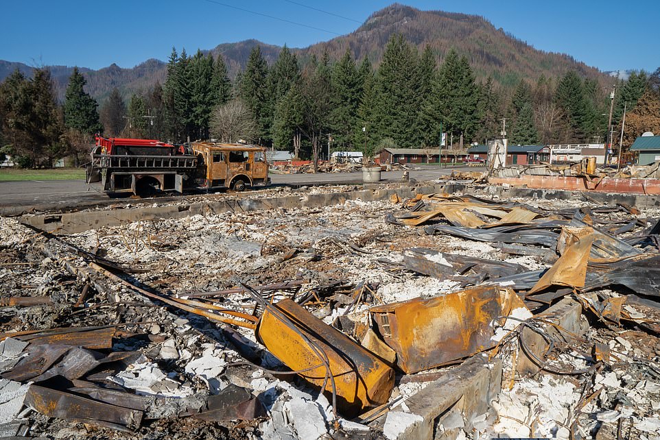 Lake town rebuilt after wildfires - but locals distraught by makeover