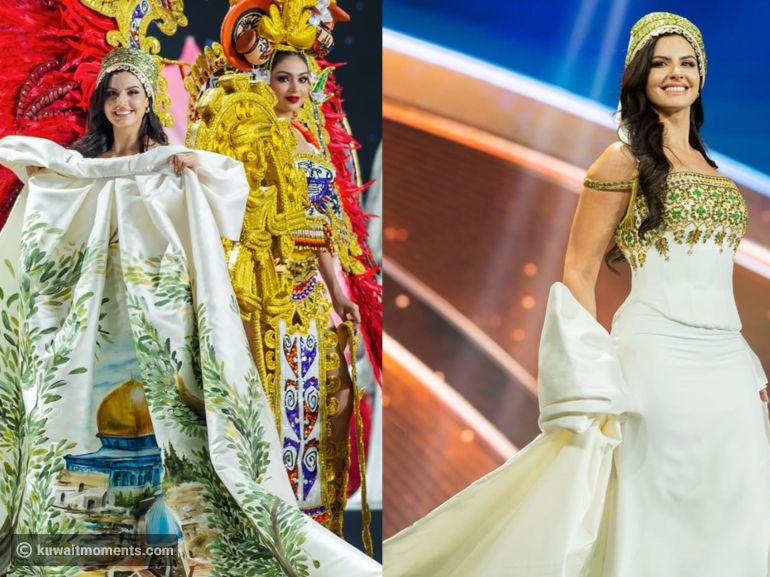 Nadeen Ayoub Pays Tribute to Palestine at Miss Universe 2025 Pageant