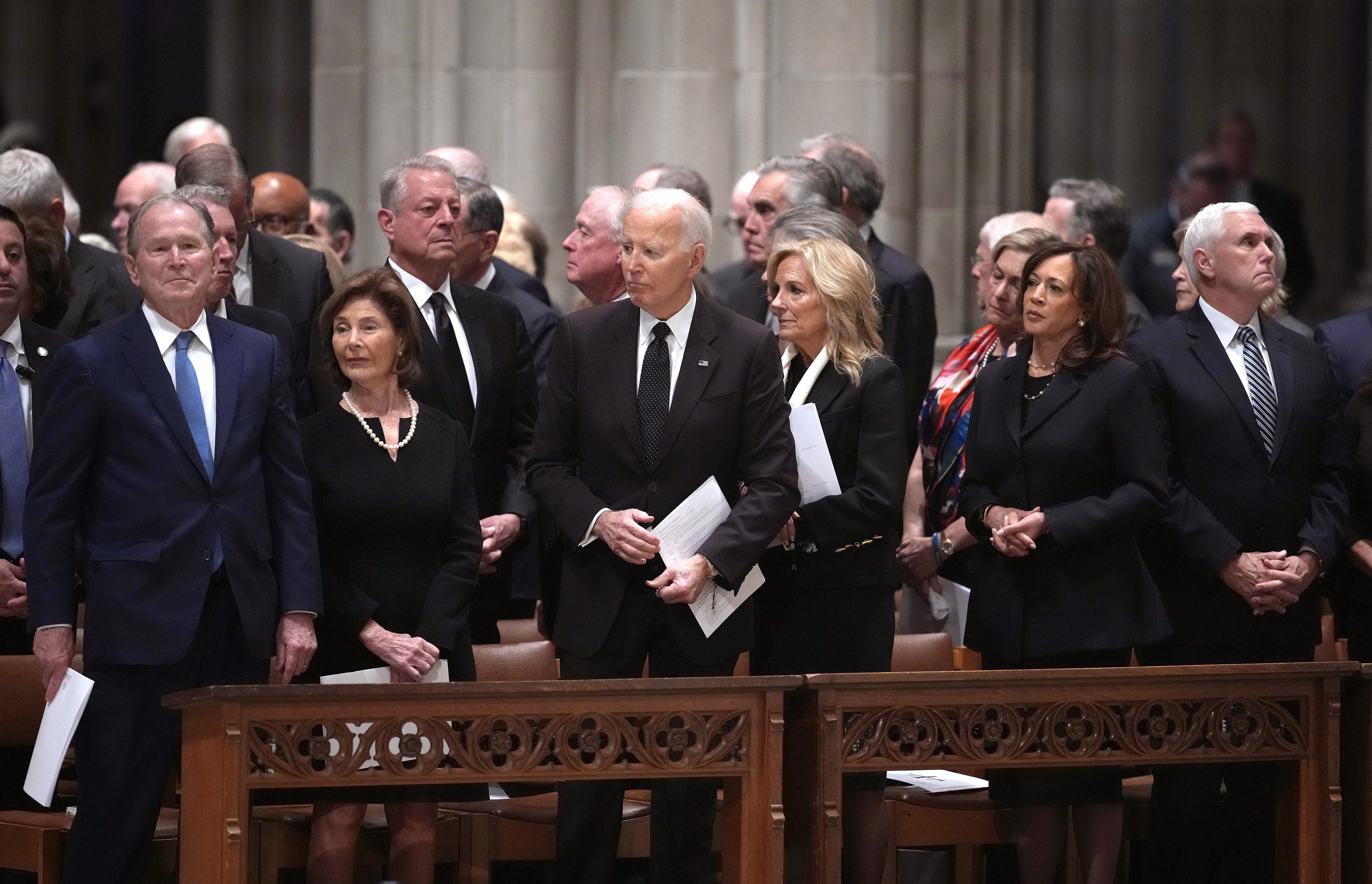Key takeaways from Cheney funeral: A reunion of VPs and 2000s déjà vu