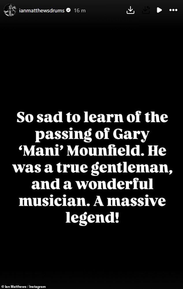 Liam Gallagher and Shaun Ryder lead celebrity tributes to Gary 'Mani ...