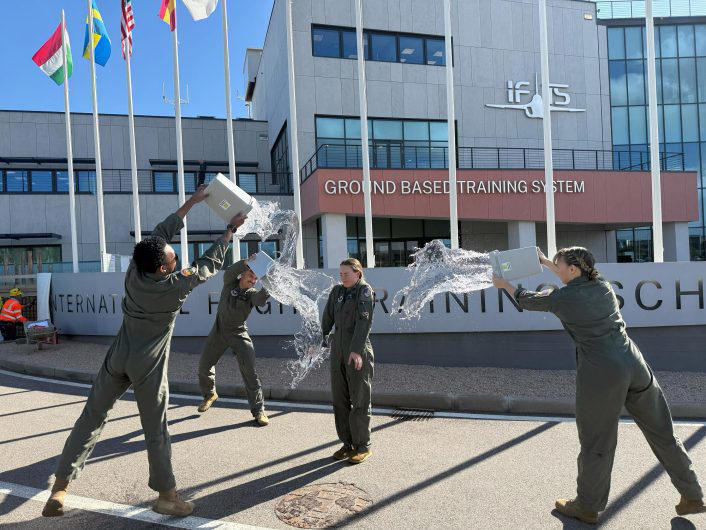 Training of U.S. Air Force's Student Pilots Progresses in Italy