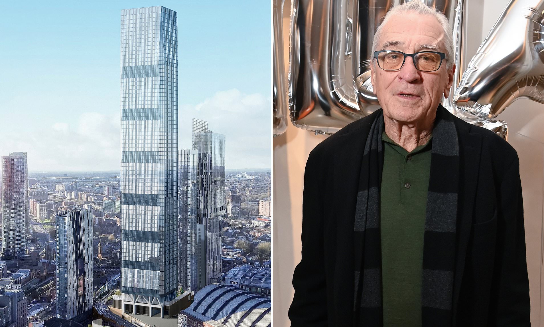 Robert De Niro is 'proud' to visit Manchester as work begins on his ...