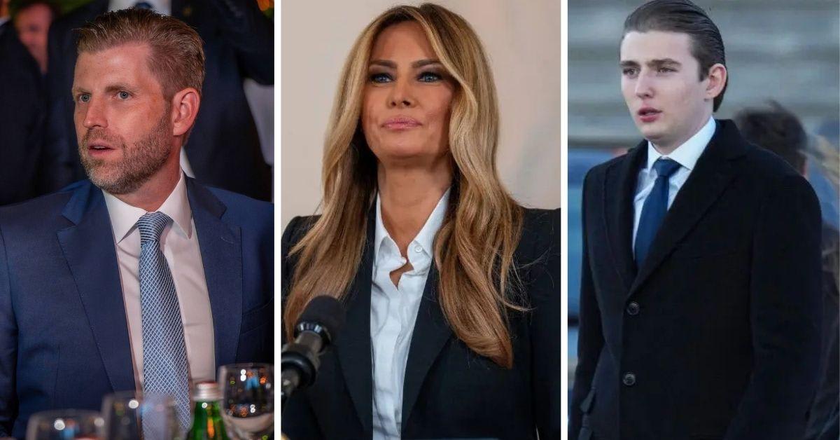 Melania Trump Is 'Deeply Uncomfortable' With Spotlight on Son Barron ...