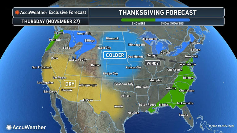 Coshocton forecast shows cold air moving in for Thanksgiving