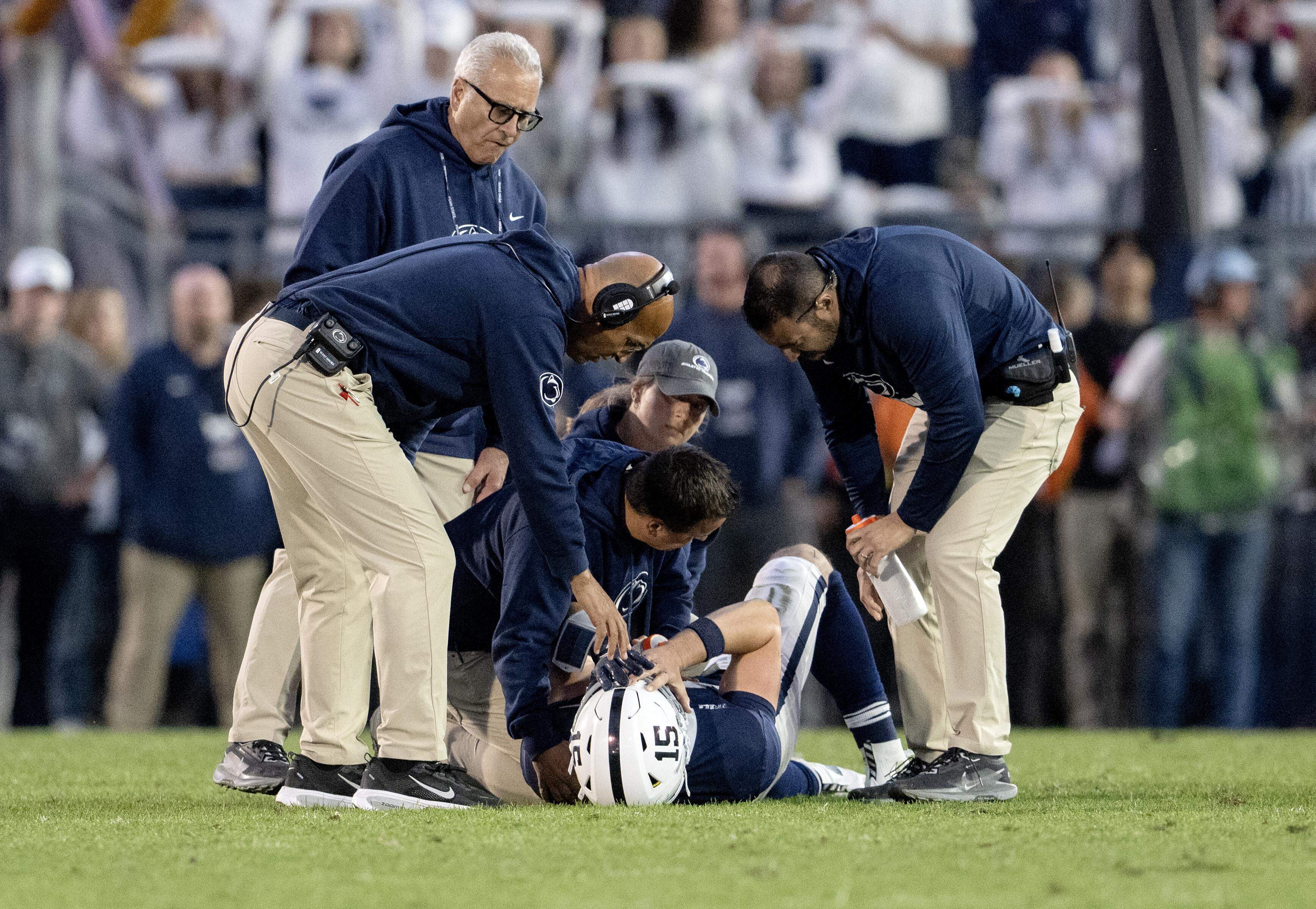 Penn State's Drew Allar won't play at Senior Day. But he's still ...